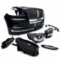 China 2023 Lincoln Navigator Front End Assembly with Complete Front-End Configuration in Glossy Black & Chrome for sale