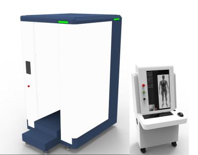 China High Performance Millimeter Wave Body Scanner Simple Installation With UPS Power for sale