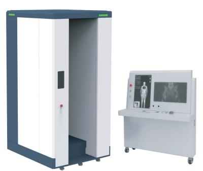 China Micro Dose X-ray Dual View Full Body Scanner with Fast Re-Deployment for High Security Applications for sale