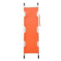 China Customizable Functionality Four Folded Aluminum Alloy Stretcher For Hospital for sale