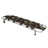 China Four Folds Collapsible Military Rescue Stretcher 185x50x21cm Aluminum Canvas for sale