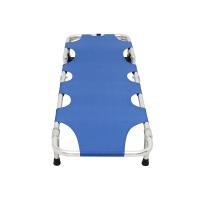China Steel Folding Stretcher 185x50cm Portable Emergency Medical Stretcher with 1 Year Shelf Life for sale