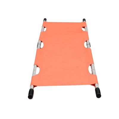 China CE Certified Foldable Outdoor First Aid Stretcher 185x50cm Steel Emergency Stretcher for sale
