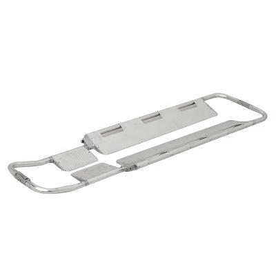 China CE Certified Aluminum Alloy Scoop Stretcher 169x43x6cm Folding Emergency Rescue for sale