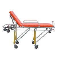 China Aluminum Alloy Mobile Ambulance Collapsible Stretcher EMS Gurney Trolley 190x55x85cm for sale