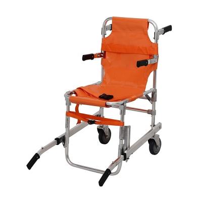China Adjustable Folding Stair Climbing Wheelchair 8kg Aluminum Alloy Emergency Rescue Medical for sale