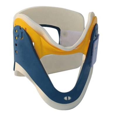 China Medical Neck Collar Cervical Traction Device Blue Yellow CE Certificate for sale