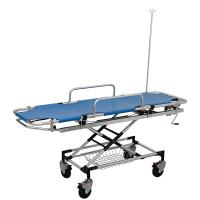 China Aluminum Folding First Aid Stretcher 185x50x21cm Hospital Emergency Rescue for sale