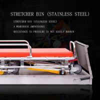 China Customized Logo Accepted Convenient Stainless Steel Stretcher Base for Ambulance for sale