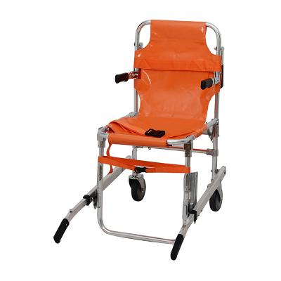 China Ambulance Stair Stretcher Chair 185x50cm Folding Stair Climbing Stretcher for sale