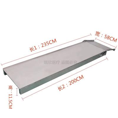China Stainless Steel Ambulance Stretcher Base 203x67x40cm CE Certified Emergency Rescue for sale