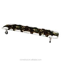 China Portable Folding Military Stretcher 185x50x21cm Camouflage Medical Stretcher for Emergency Rescue for sale