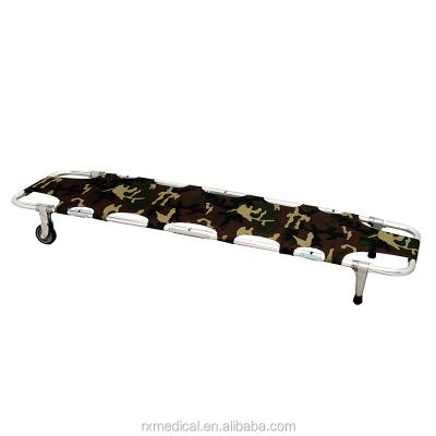 China Portable Folding Military Stretcher 185x50x21cm Camouflage Medical Stretcher for Emergency Rescue for sale