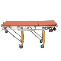 China Custom Logo Aluminum Folding Stretcher Orange Hydraulic Stretcher for sale