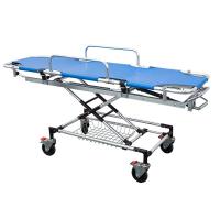China Aluminum Alloy Emergency Hospital Stretcher Bed 190x55x88cm for Ambulance First Aid for sale