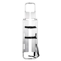 China Manual Professional Medical Scoop Stretcher 205cm Aluminum Folding for Emergency Rescue CE Certified for sale
