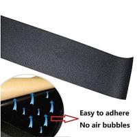 China Custom Black Waterproof Anti Slip Non Perforated Skateboard Griptape for sale