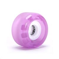 China 50MM-59MM LED Lighted Skateboard Wheels PU Cruiser Skateboard Wheels for sale