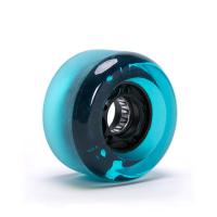 China 50MM-59MM LED Lighted Skateboard Wheels PU Cruiser Skateboard Wheels for sale
