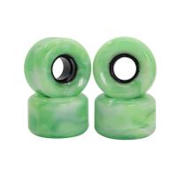 China Customization Green PU Skateboard Wheels 50MM-59MM Downhill Longboard Wheels for sale