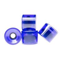 China Mixed Blended Swirl Color PU Skateboard Wheels High Rebound Customization for sale