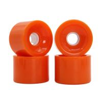 China Jelly Polyurethane Rubber Soft Longboard Wheels For Cruising Exquisite for sale