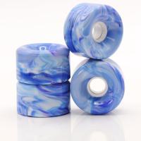 China Smooth Sliding PU Skateboard Wheels 70mm 80mm 90mm Longboard  Wheels for sale