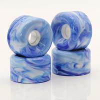 China Smooth Sliding PU Skateboard Wheels 70mm 80mm 90mm Longboard  Wheels for sale