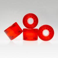 China Smooth Sliding PU Skateboard Wheels 70mm 80mm 90mm Longboard  Wheels for sale