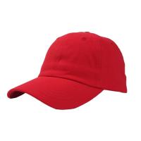 China Personalised Cotton Sports Wear Red Dad Caps With Crown Unisex for sale
