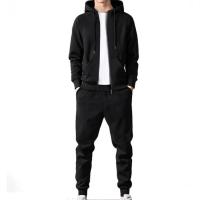 China Customization Matching Sweatpants And Hoodie Set Fitness Sports Wear for sale