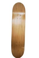 China 2024  New Style  Blank 7 ply Maple Concave Double Kick Standard Skateboard for sale