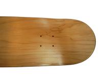 China 2024  New Style  Blank 7 ply Maple Concave Double Kick Standard Skateboard for sale