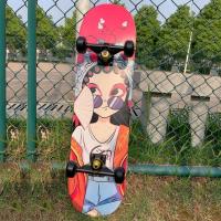 China OEM  Aesthetic Skateboards Complete Maple Wood Skateboard Decks Exquisite for sale