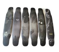 China Custom Printed Free Dancing Longboard Deck 9.0 Inch Environmental Friendly for sale