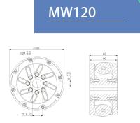 China 4.7 Inch 120mm Medium Load Mecanum Omni Wheels For  Robotics Or Mobility Project for sale