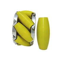 China Heavy Duty Rolling Bearing Integrated Omnidirectional Car Wheels 280mm for sale