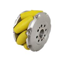 China 8 Inch Omni Directional Wheels With Casting Polyurethane Roller for sale