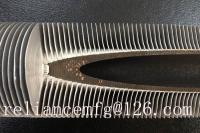 China Tension Wound KLM Overlapped Type Aluminum Fin Cooling Tube OD16X1.65WT for sale