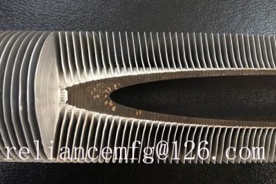 China Tension Wound KLM Overlapped Type Aluminum Fin Cooling Tube OD16X1.65WT for sale