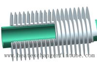 China Type L / LL Embedded Fin Tube Machine , Wrap On Fin Tube Machine for sale