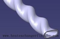 China Twisted Stainless Steel , Finned Copper Tube With Higher Heat Transfer Coefficient for sale