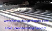 China Continous Piece Single Row Flat Fin Tube , Fin Per 1 Meter 250 Or 333 for sale