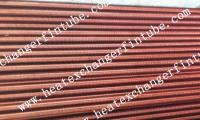 China 11FPI Extruded Fin Tube Machine , SB111 C12200 Extrusion Copper HIGH Fin Heating Coils for sale