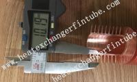 China Extruded High Copper Radiator Finned Tubes With 10.5mm Fin Height for sale