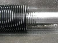 China Aluminum 1100 / Stainless Steel Seamless Embedded Fin Tube OD 50.8mm for sale