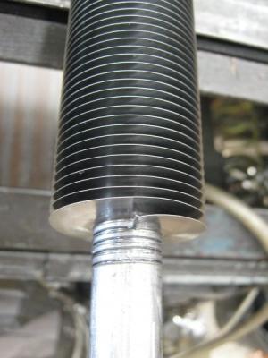 China Extruded Embedded Aluminium Copper Fin Tube Longitudinal Spiral Heat Exchanger Coil for sale