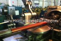 China Helicoidal Groove Cooling Embedded Fin Tube Machine , G Type Alu & Copper for sale