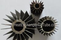China Fin 36ES Carbon Steel SA106B  Longitudinal Finned Tubes , 19mm Height for sale