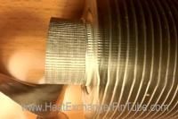 China Tension wound type L- knurled(KL) aluminum fin Cooling tube, OD1''X14bwg for sale